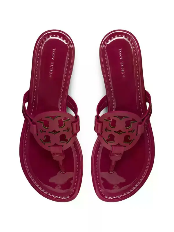Tory Burch Miller Patent Thong Sandals