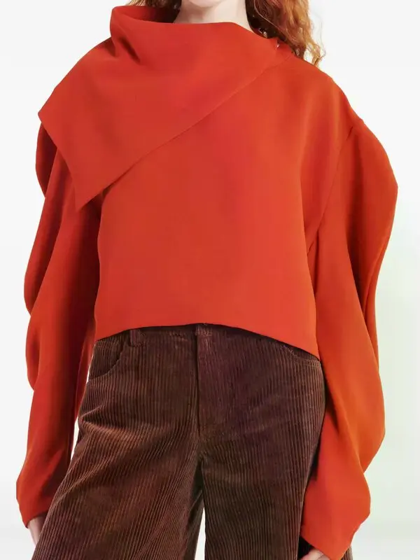 A.W.A.K.E. Mode Draped Blouse