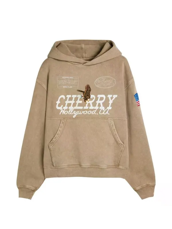 CHERRY LA Eagle-print Hoodie