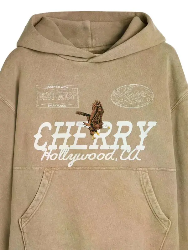 CHERRY LA Eagle-print Hoodie
