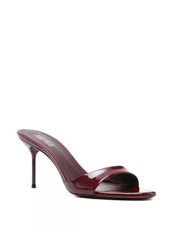 Paris Texas Leather Heeled Sandals