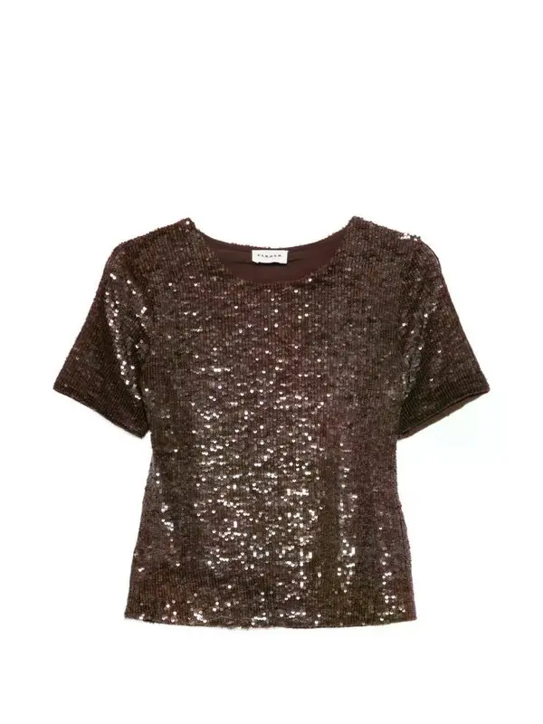 P.a.r.o.s.h Sequin-embellished Blouse - Brown