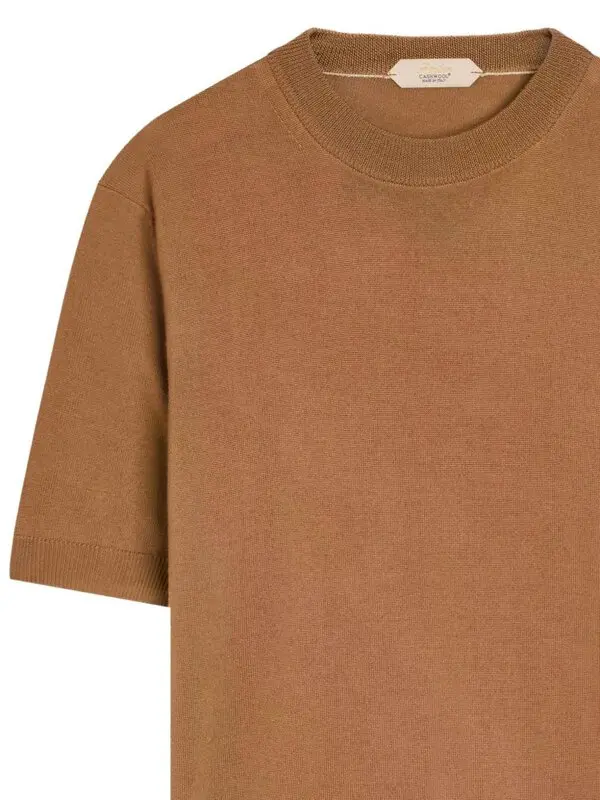 AURELIEN Crew-neck T-shirt - Brown