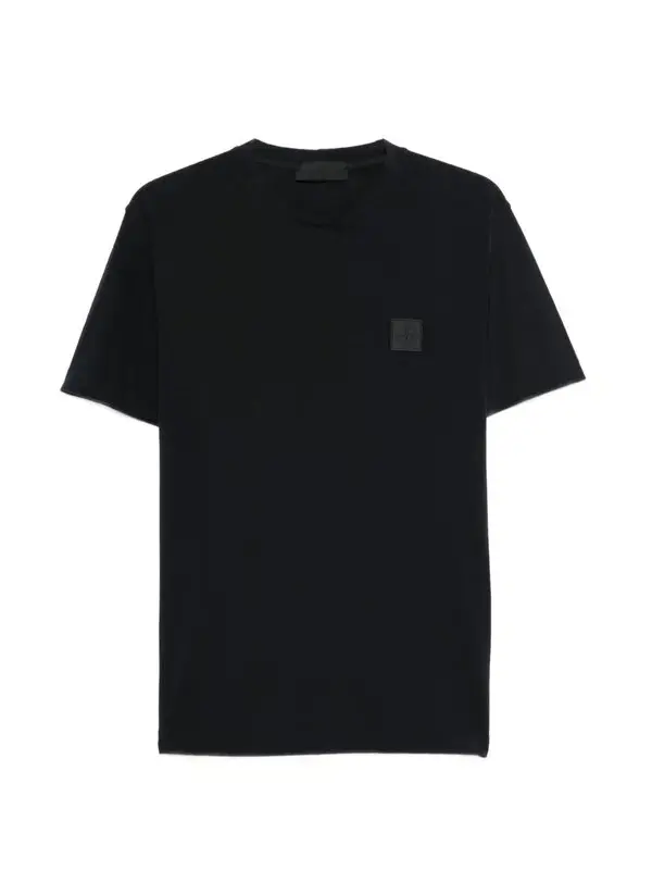 Stone Island Logo- Patch T-shirt - Black