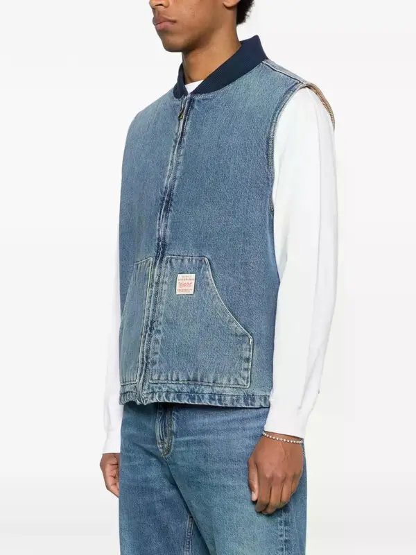 LEVI'S Zip-up Sleeveless Gilet
