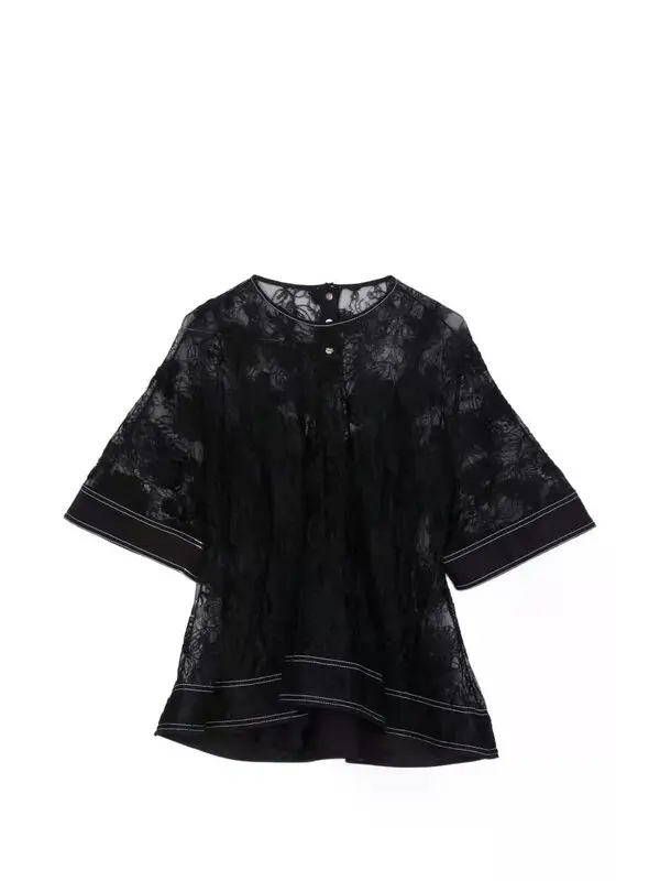 3.1 Phillip Lim Lace-appliqué Top