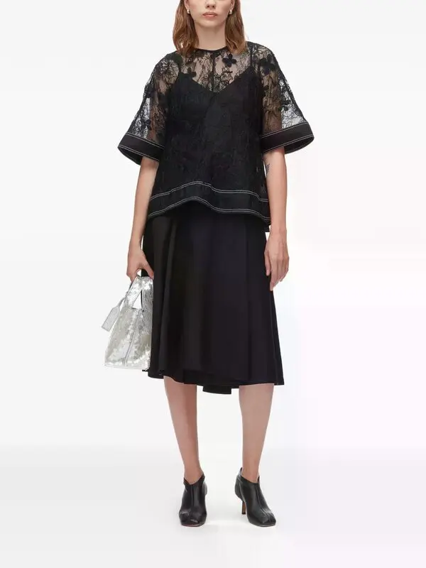 3.1 Phillip Lim Lace-appliqué Top