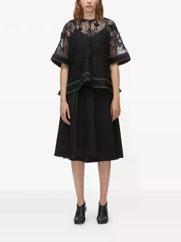 3.1 Phillip Lim Lace-appliqué Top