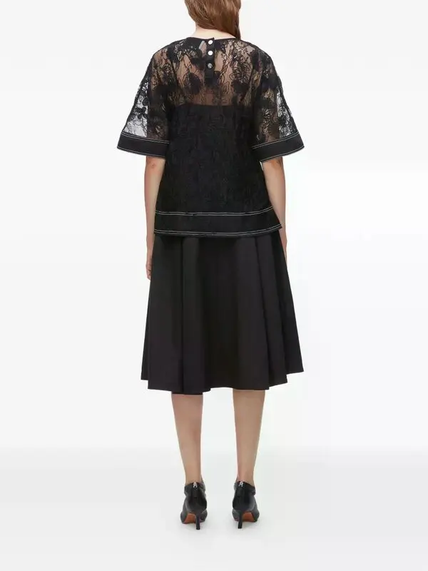 3.1 Phillip Lim Lace-appliqué Top