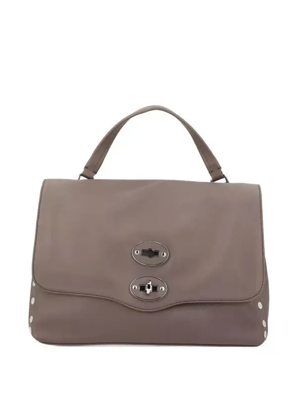 ZANELLATO Top-handle Tote Bag With Turn-lock Fastening - Neutrals
