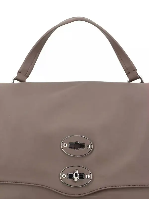 ZANELLATO Top-handle Tote Bag With Turn-lock Fastening - Neutrals