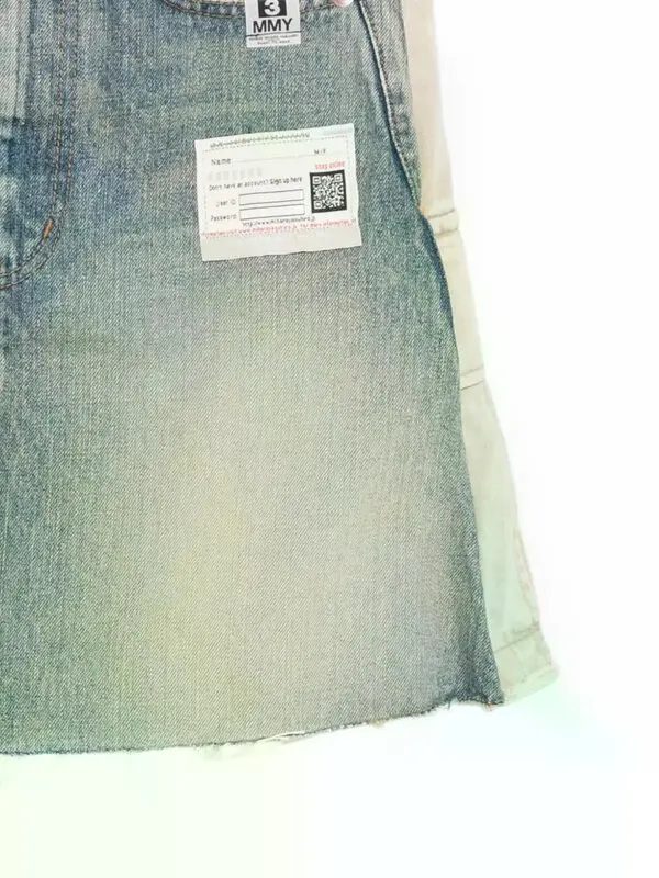 Mihara Yasuhiro Denim Skort