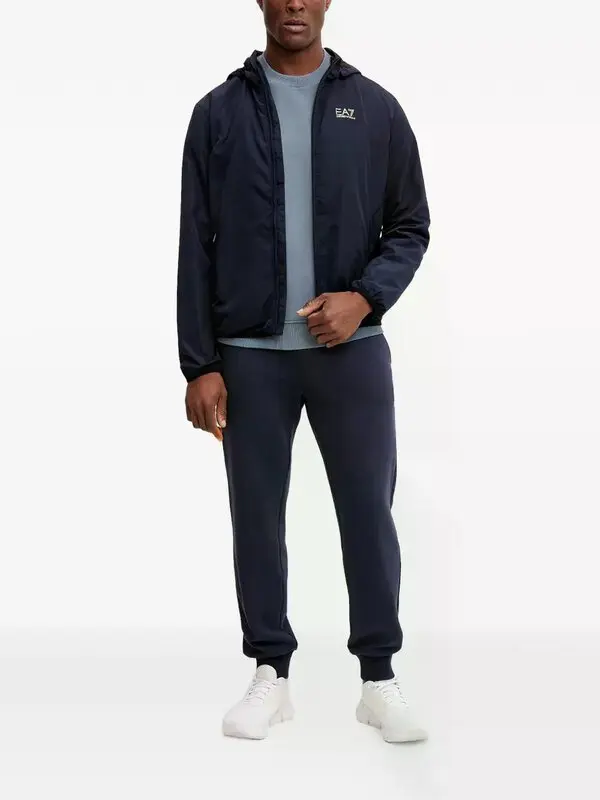 EA7 Core Identity Hooded Jacket - Blue