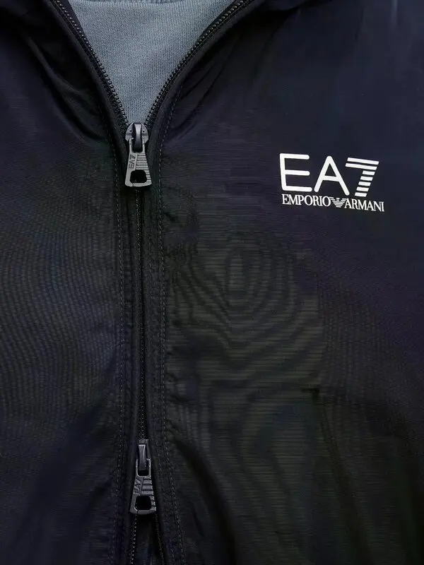 EA7 Core Identity Hooded Jacket - Blue