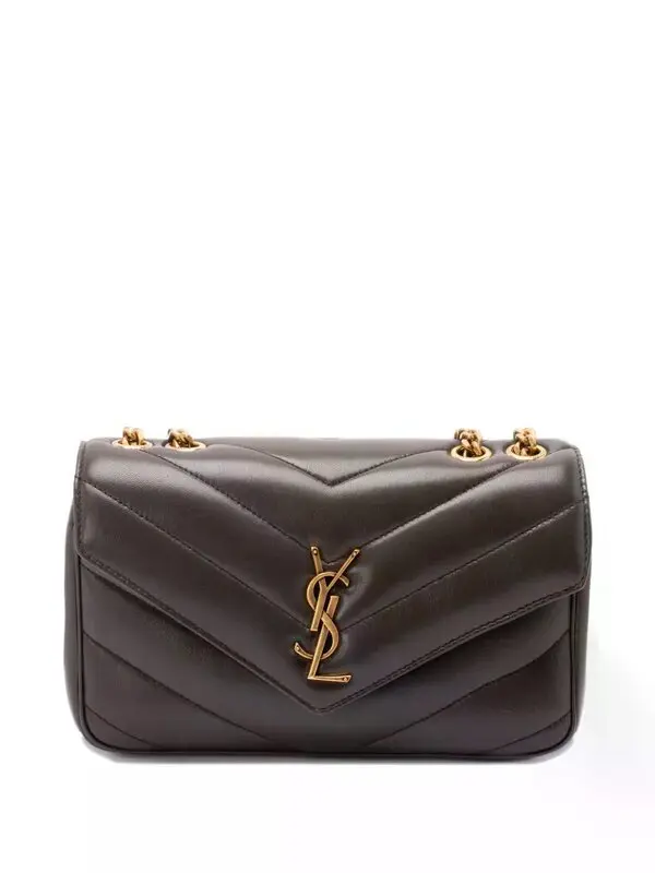 Saint Laurent Loulou Small Chevron Shoulder Bag