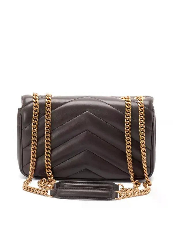 Saint Laurent Loulou Small Chevron Shoulder Bag