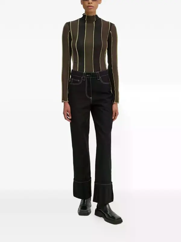 Sunnei Seam-detail Long Sleeve Top