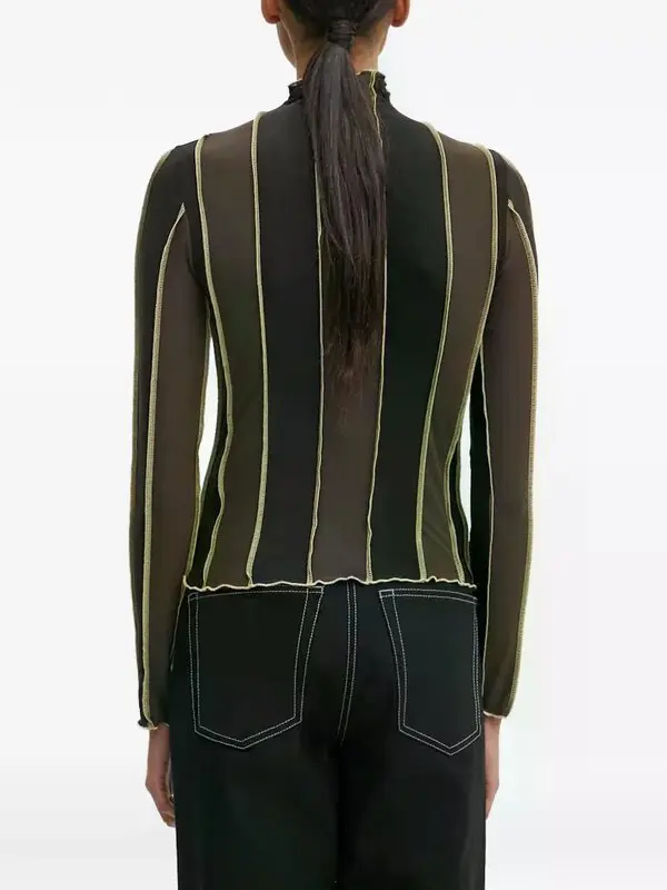 Sunnei Seam-detail Long Sleeve Top