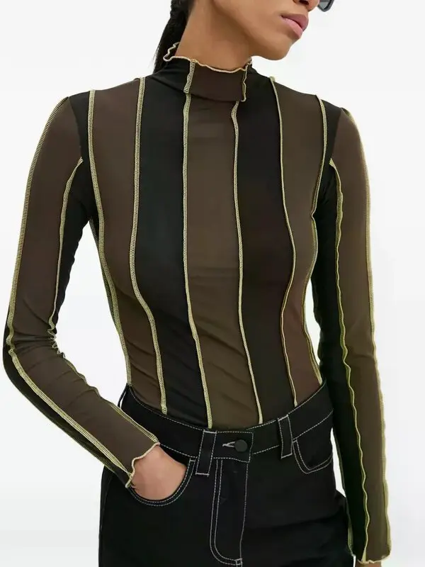 Sunnei Seam-detail Long Sleeve Top