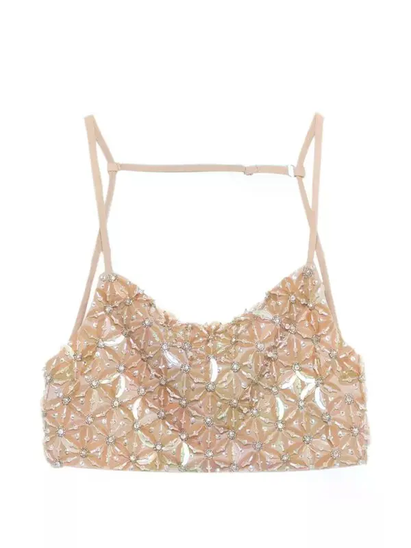 P.a.r.o.s.h Embellished Cropped Top