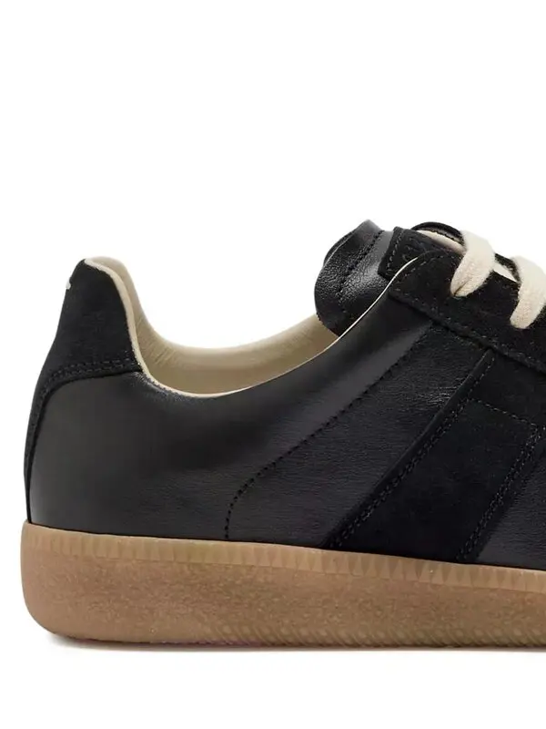 MAISON MARGIELA Replica Lace-up Sneakers - Black