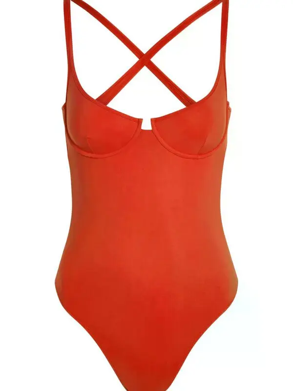 LIDO Ottantatre Crossover-strap Swimsuit