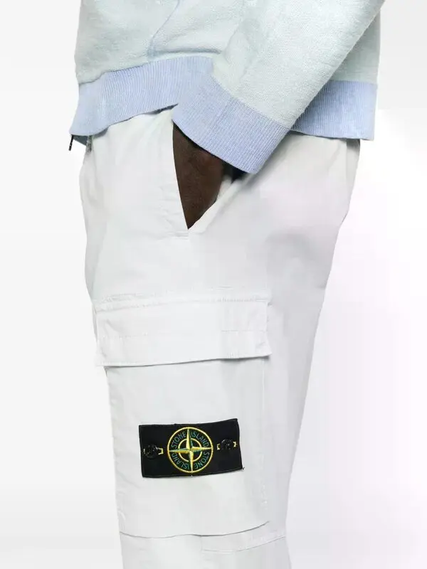 Stone Island Cargo Logo-patch Trousers