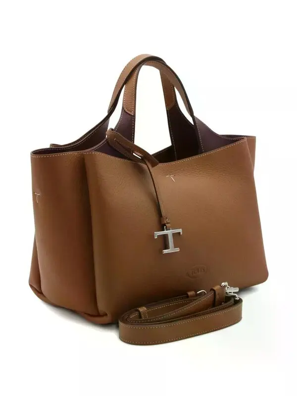TOD'S Mini Textured Charm Tote
