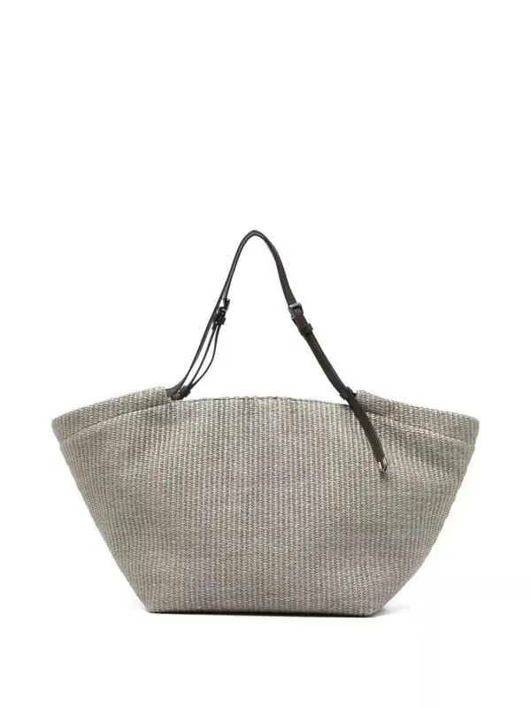 Brunello Cucinelli Woven Tote Bag - Green