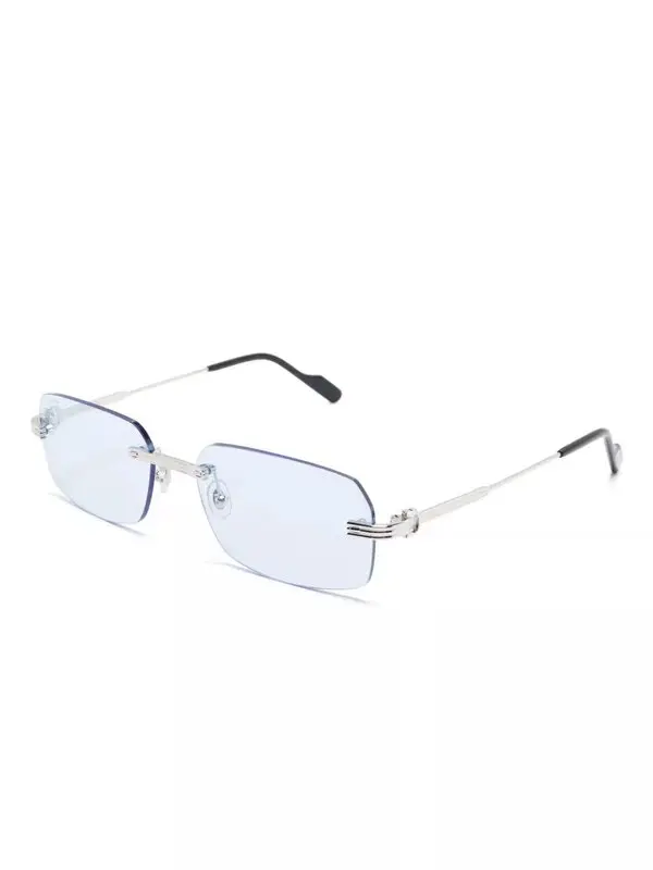 CARTIER Rectangle-frame Sunglasses