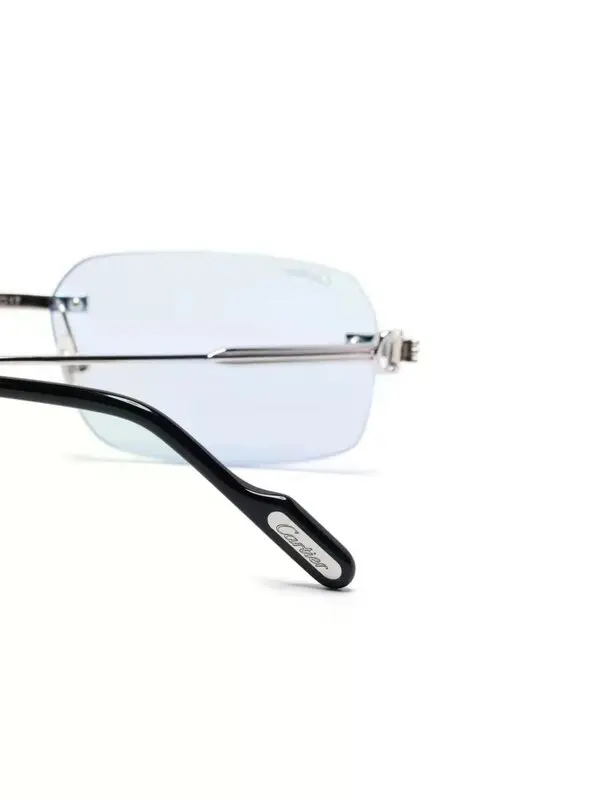 CARTIER Rectangle-frame Sunglasses