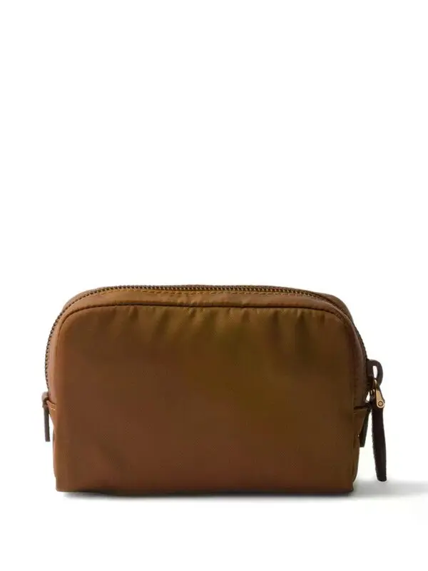 Prada Triangle-logo Micro Makeup Bag