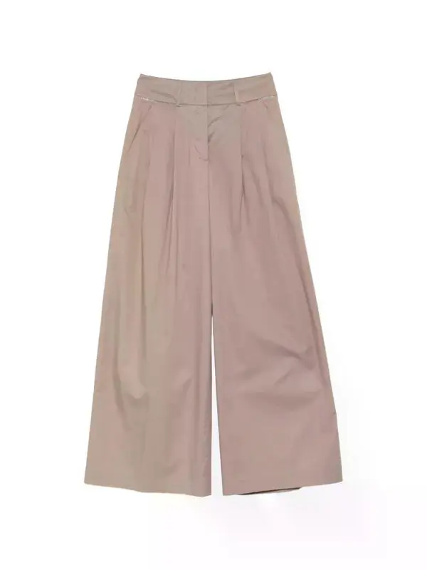 Peserico Pleated Trousers - Neutrals