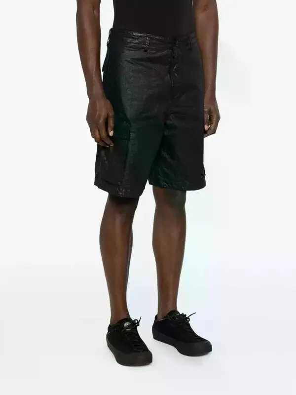 Stone Island Cargo Shorts - Black