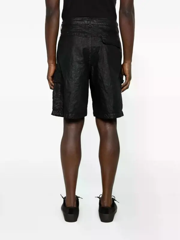 Stone Island Cargo Shorts - Black