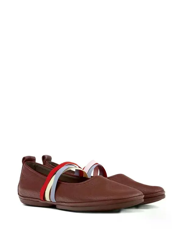 Camper Twins Leather Ballet Flats