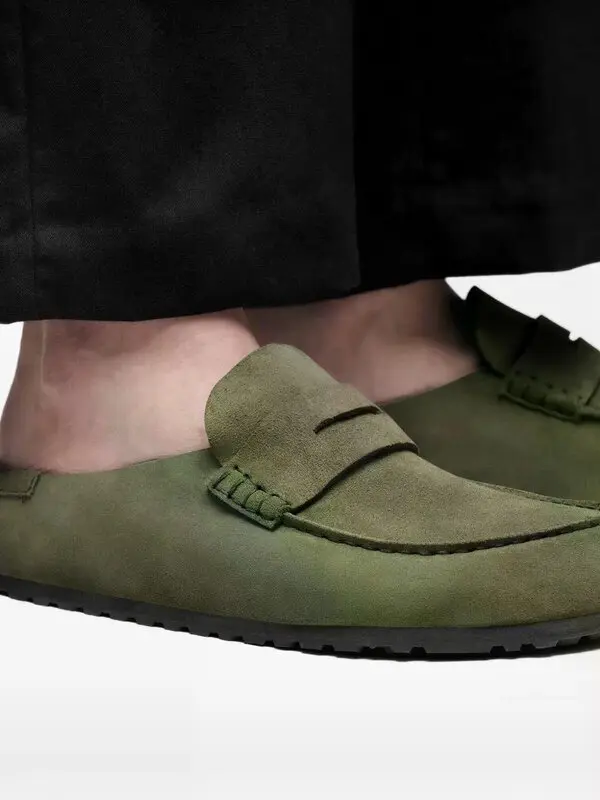 BIRKENSTOCK Naples Suede Penny Loafers