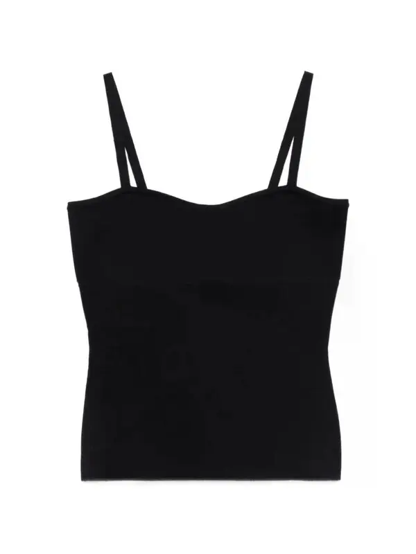 Max Mara Epica Strap Top - Black