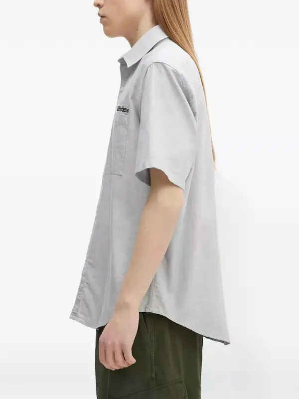 Aries Logo-embroidered Shirt