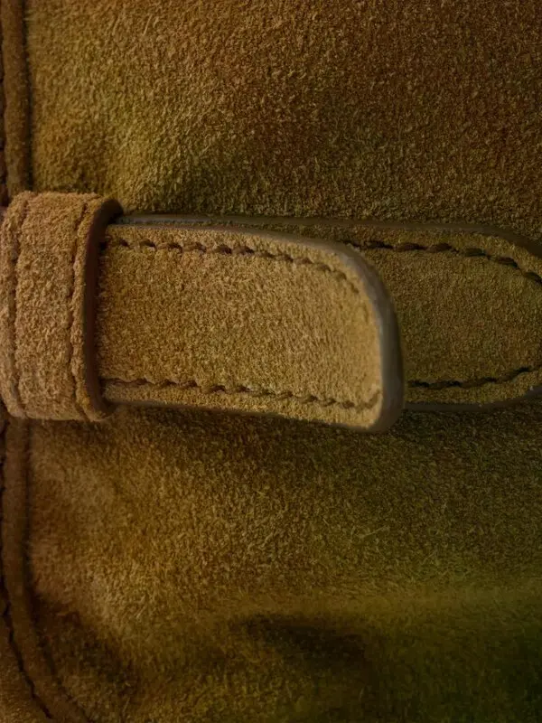 Prada Suede Shoulder Bag - Brown
