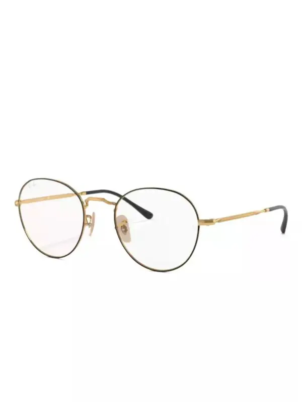 Ray-ban Round-frame Eyeglasses - Gold