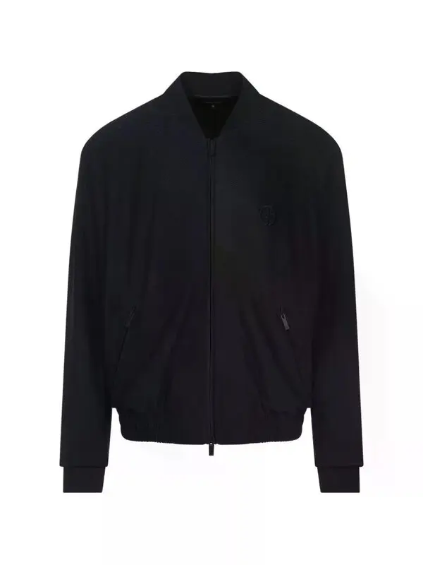 Giorgio Armani Textured Logo Jacket