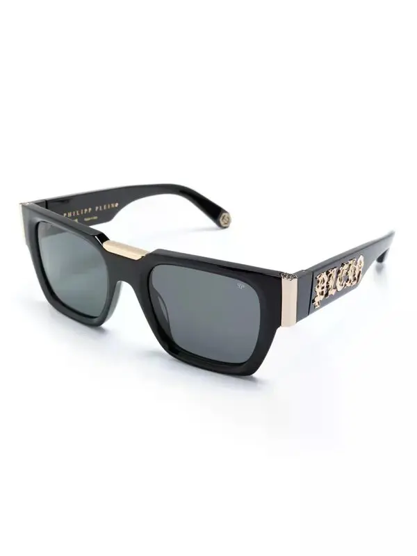 Philipp Plein Logo-plaque Square-frame Sunglasses