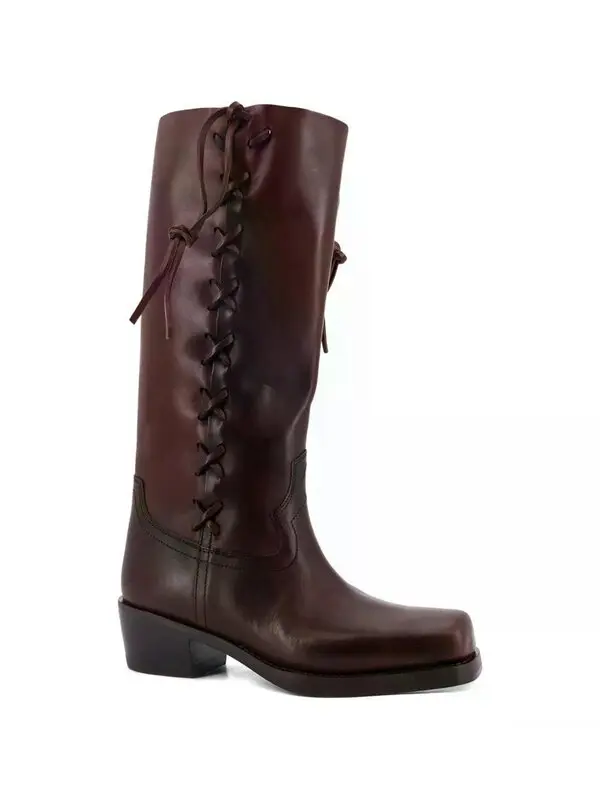 Paris Texas Lace-up Boots
