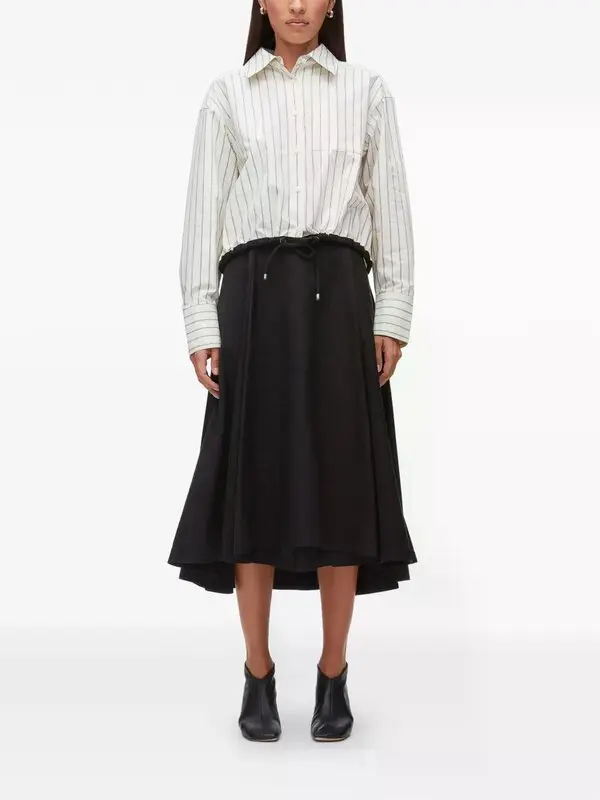 3.1 Phillip Lim Striped Cropped Shirt