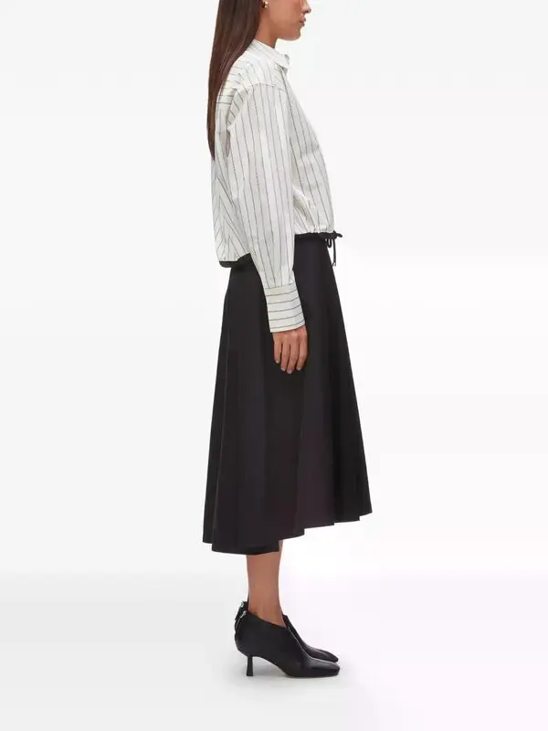 3.1 Phillip Lim Striped Cropped Shirt