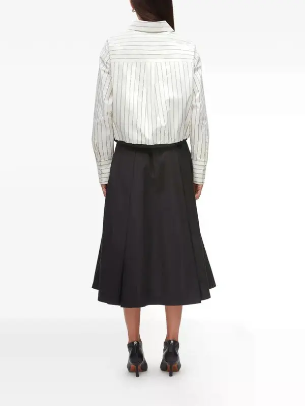 3.1 Phillip Lim Striped Cropped Shirt