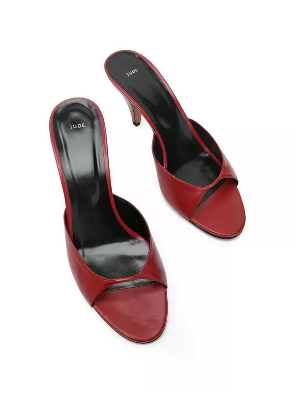 JUDE Haze Mules - Red