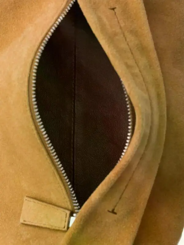 Prada Suede Shoulder Bag - Brown