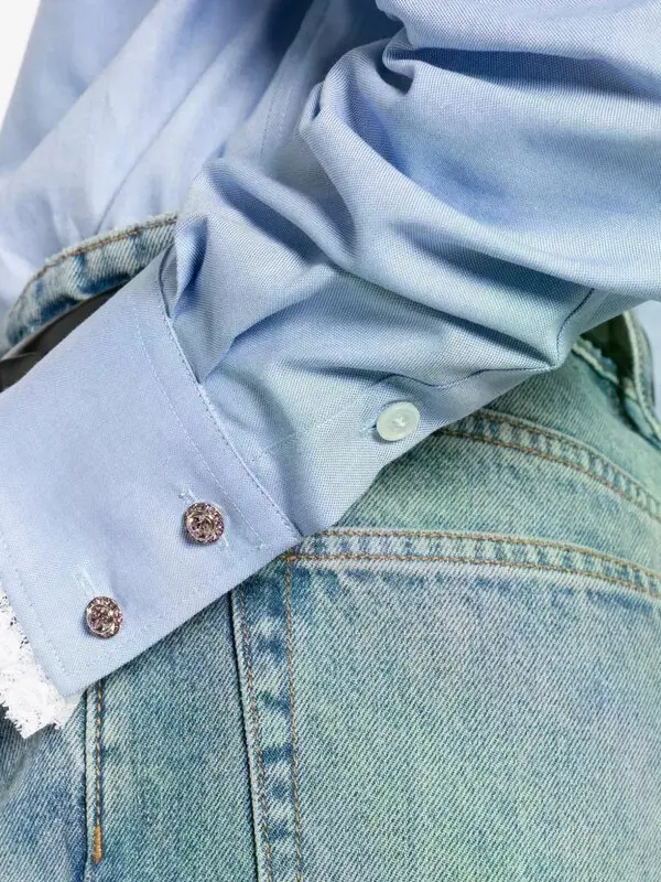 Valentino Garavani Ruffled Collar Cotton Shirt
